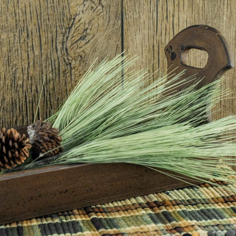 Long Needle Pine Spray with Cone - Piper Classics
