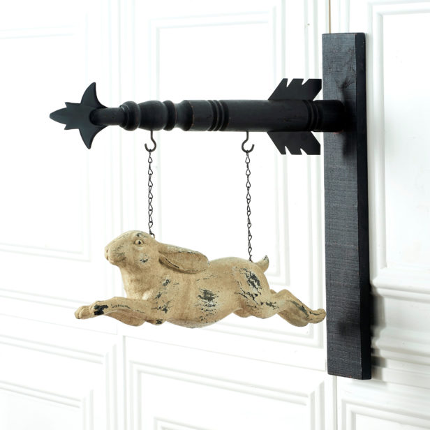 Hanging Sign - Leaping Rabbit - Piper Classics