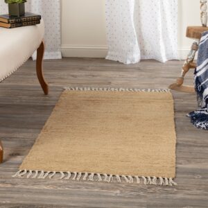 Burlap Natural Chindi Rugs | Early American Style Home Decor
