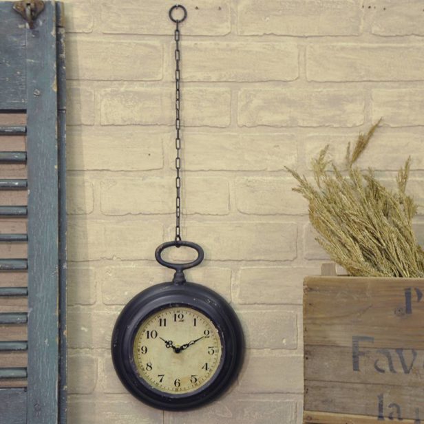 Vintage Style Pocket Watch Clock - Piper Classics