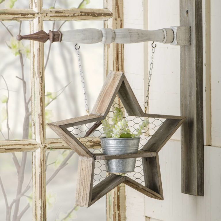 Hanging Sign BRACKET - Rustic Barn Board - Piper Classics