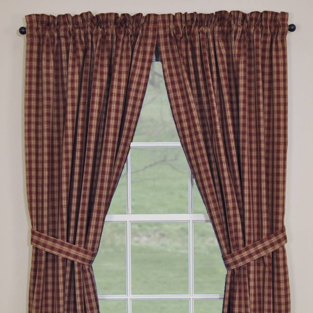 Fishtail Swag Curtains | Saffron 145" x 25"