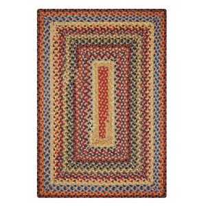 Country Style Braided Cotton Rugs - Biscotti