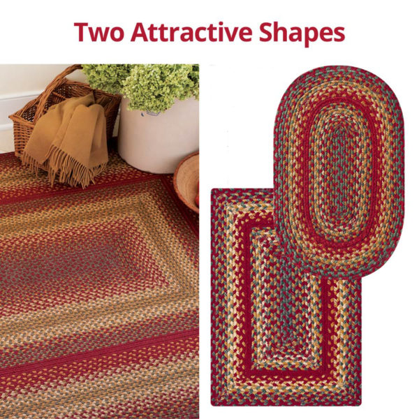 Country Style Braided Jute Rugs - Cider Barn