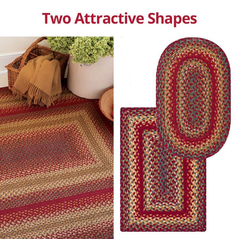Country Style Braided Jute Rugs - Cider Barn