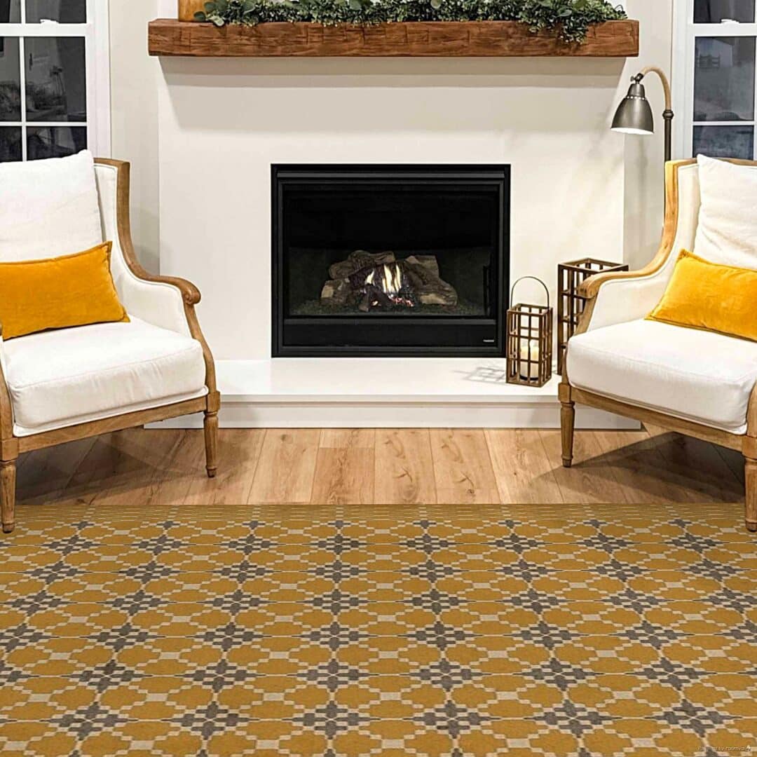 Woven - Surry Vinyl Floor Cloths - Piper Classics