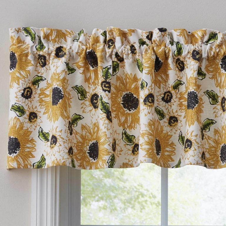 Rustic Sunflower Valance - Piper Classics