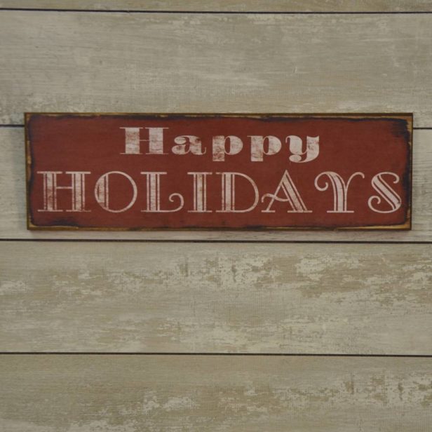 Happy Holidays Sign - Piper Classics