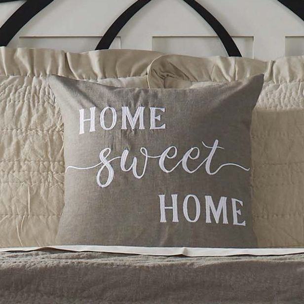 Home Sweet Home Pillow Cover 20" x 20" - Piper Classics