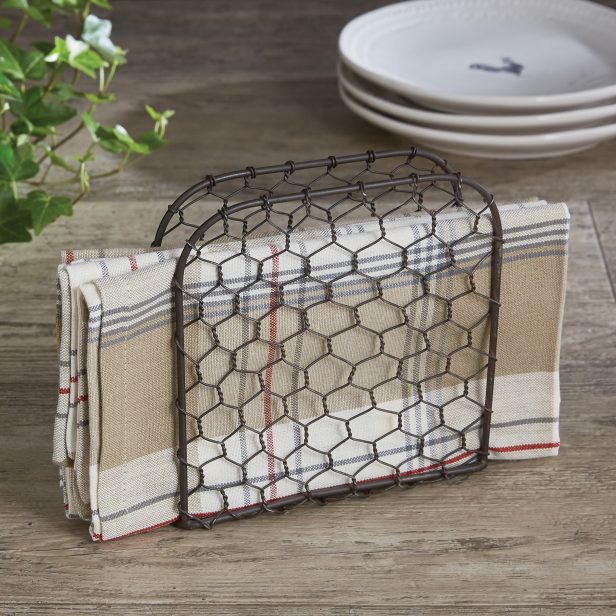 Chicken Wire Napkin Caddy - Piper Classics