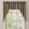 Gingham Black Lined Swags - Piper Classics