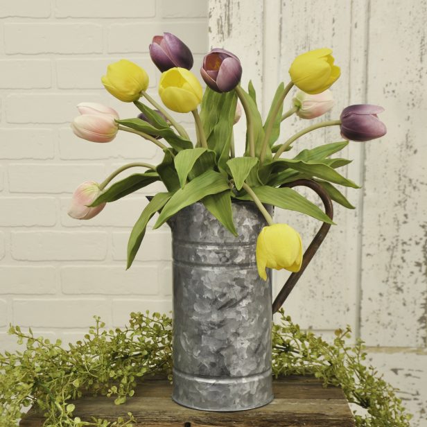 Long Stem Tulips - Real Touch Pink - Piper Classics