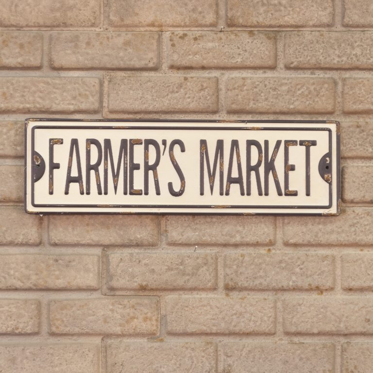 Farmer's Market Street Sign - Piper Classics