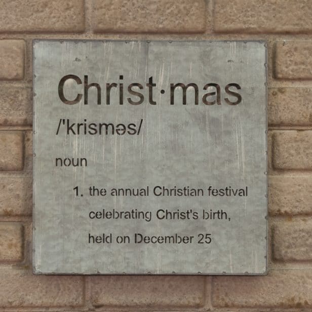 Christmas Defined Galvanized Sign - Piper Classics