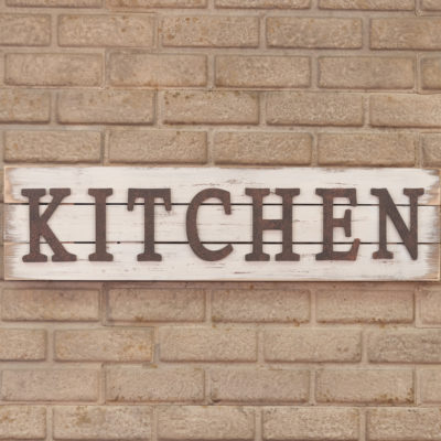 Kitchen White Barn Sign - Piper Classics