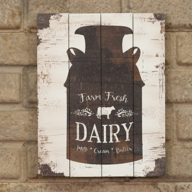Farmhouse Milk Can Wall Plaque - Piper Classics