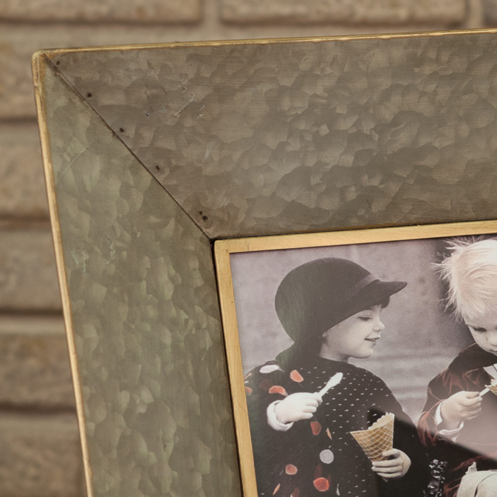 Galvanized Tin Photo Frames - Set/2 - Piper Classics