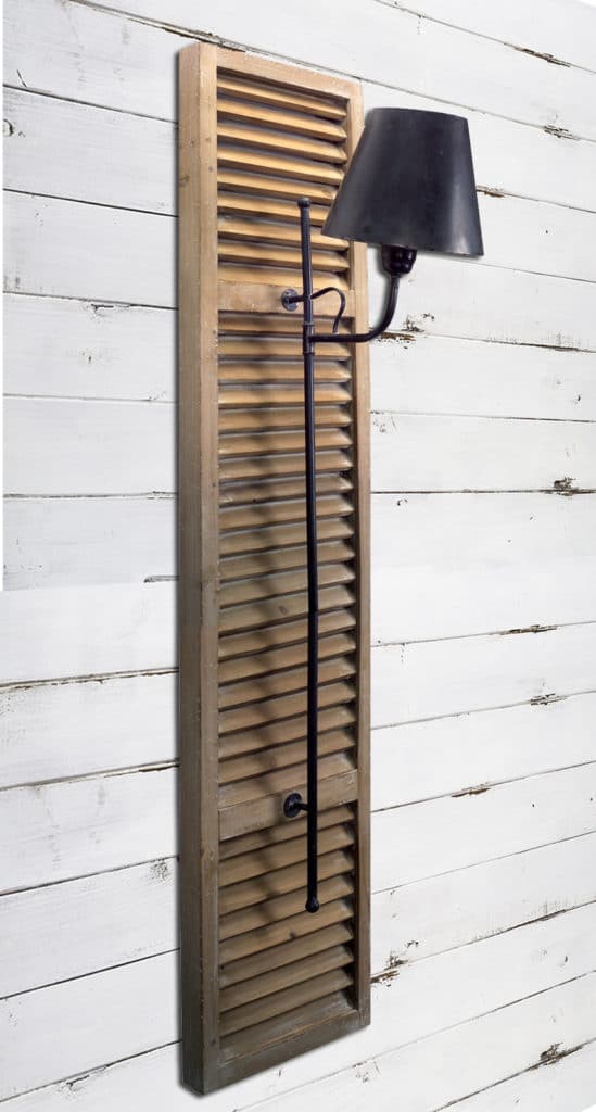 Shutter Lamp Light Fixture - Piper Classics