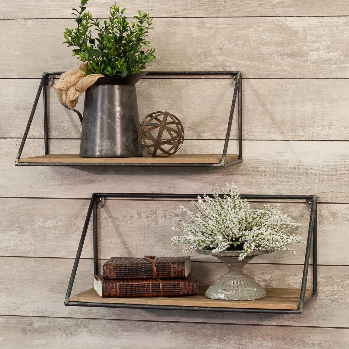 Modern Rustic Shelves