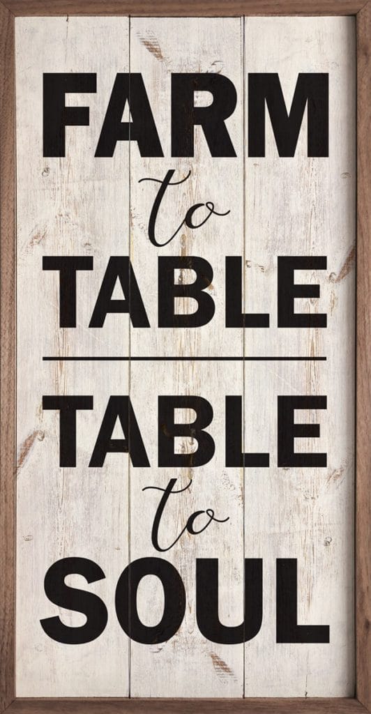 Farm to Table Wooden Sign - Piper Classics