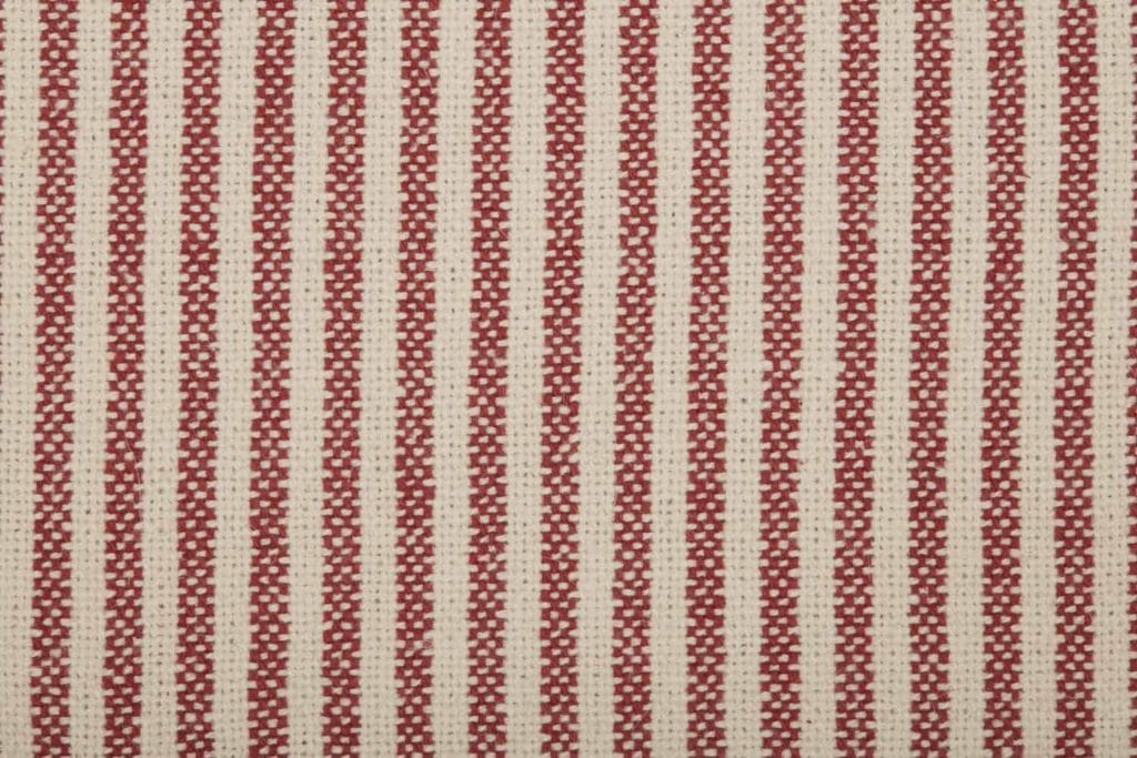 Homespun Red Ticking Woven Throw - Piper Classics