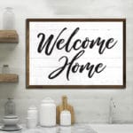 Welcome Home Wooden Sign - Piper Classics