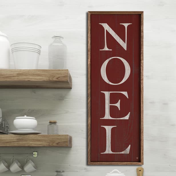 Noel Red Wooden Sign - Piper Classics
