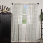 Springhouse Black Drapes - 84" Set/2 - Piper Classics