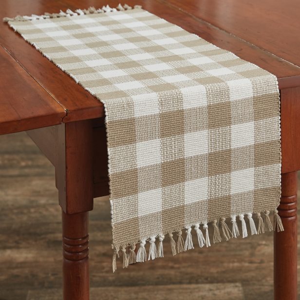 Wicklow Natural Table Runner - 36" - Piper Classics