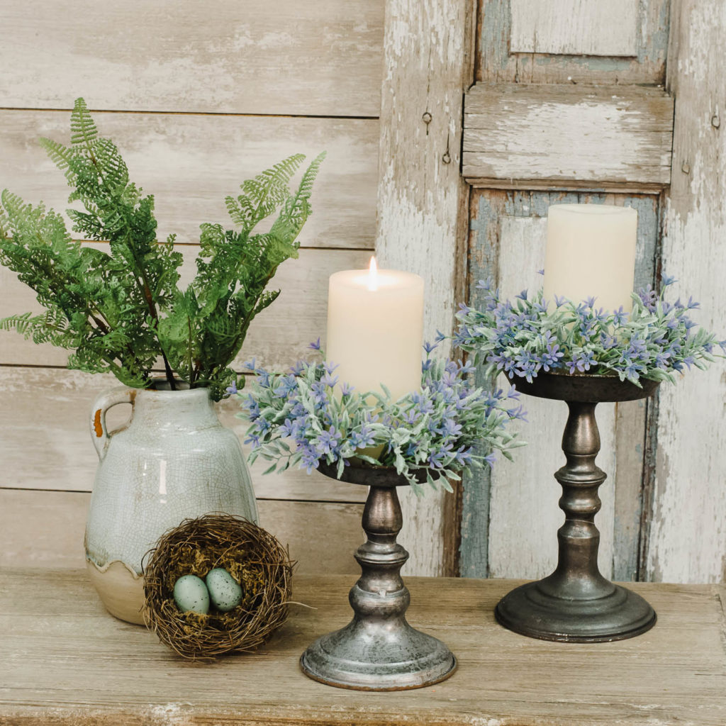 Bud Love Candle Ring - Blue - Piper Classics