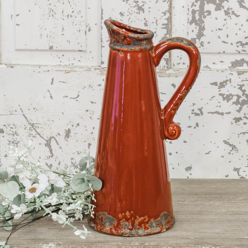 Red Pottery Pitcher - Piper Classics