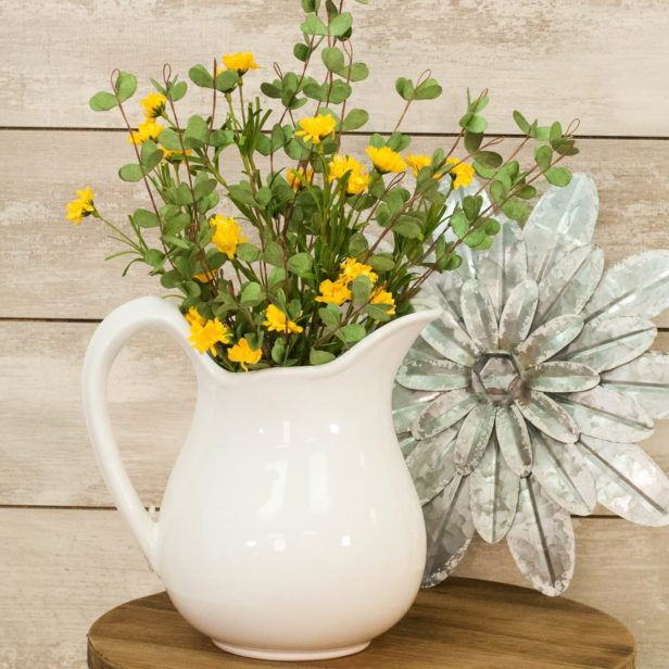 White Stone Pitcher - Lg - Piper Classics