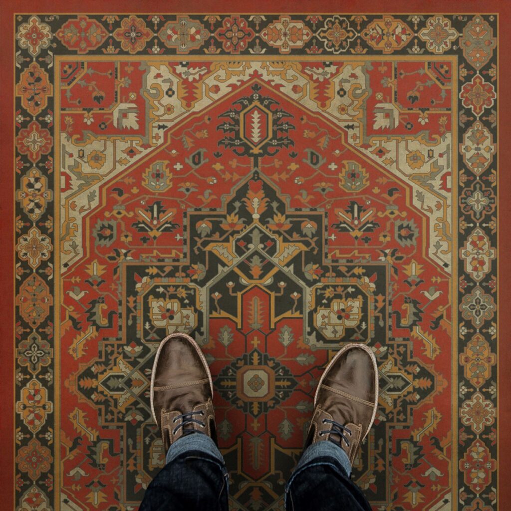 Camelot Battle of Camlann Vinyl Floor Cloths - Piper Classics