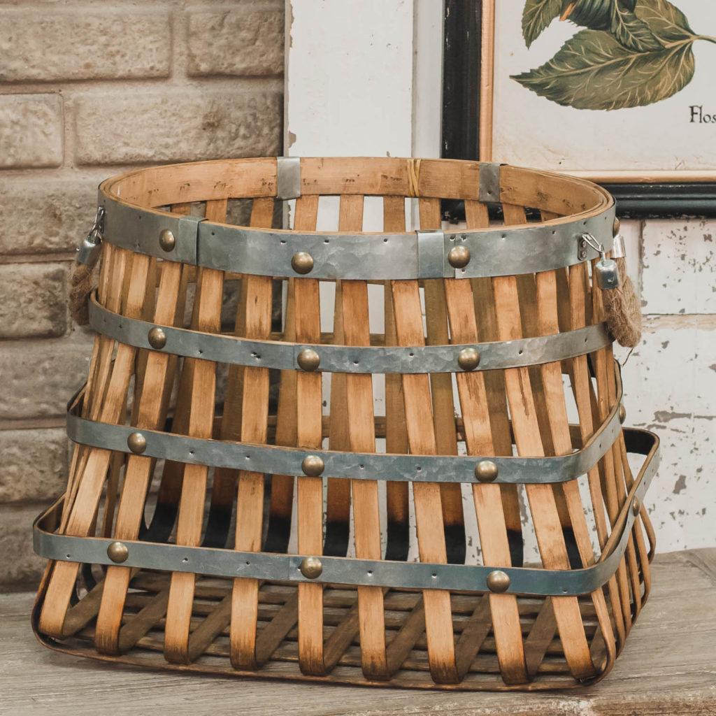 Open Weave Rectangular Basket - Piper Classics
