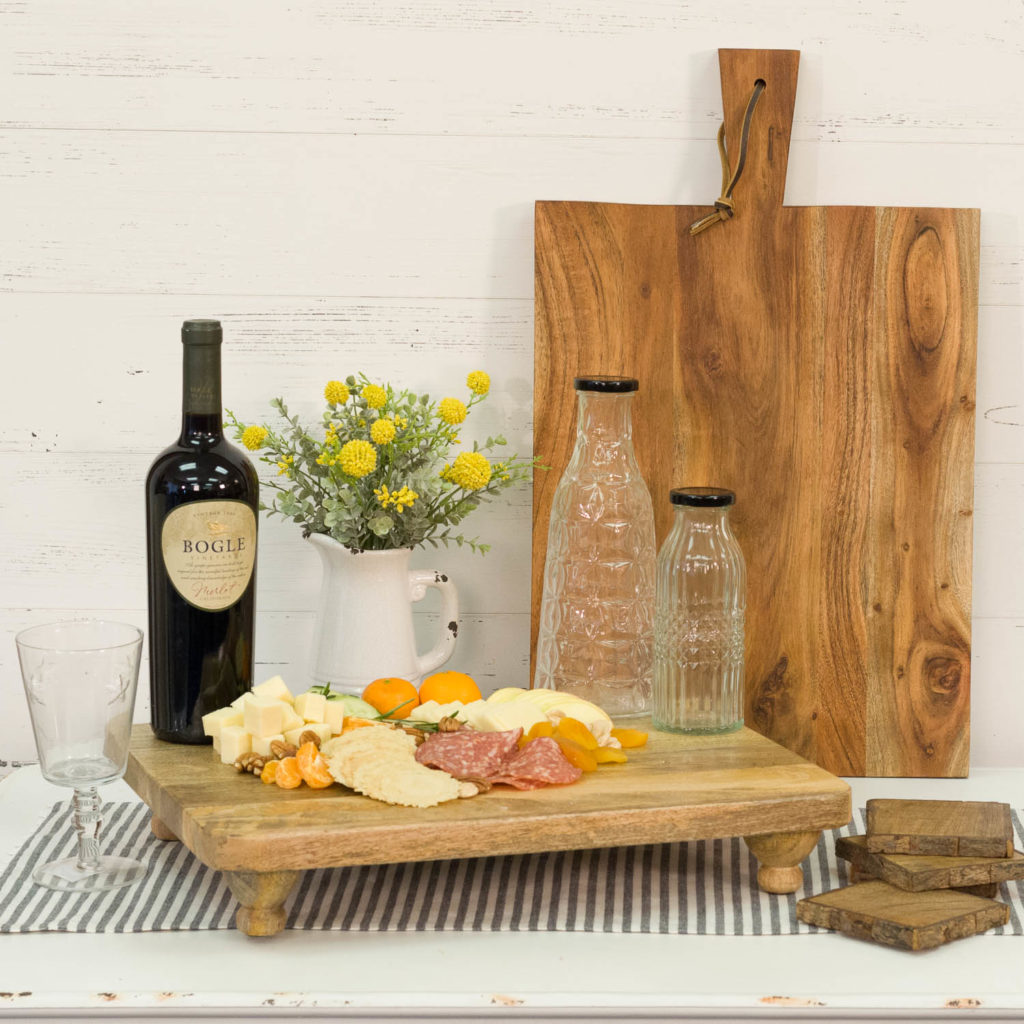 Farmhouse Oblong Footed Serving Board - Piper Classics