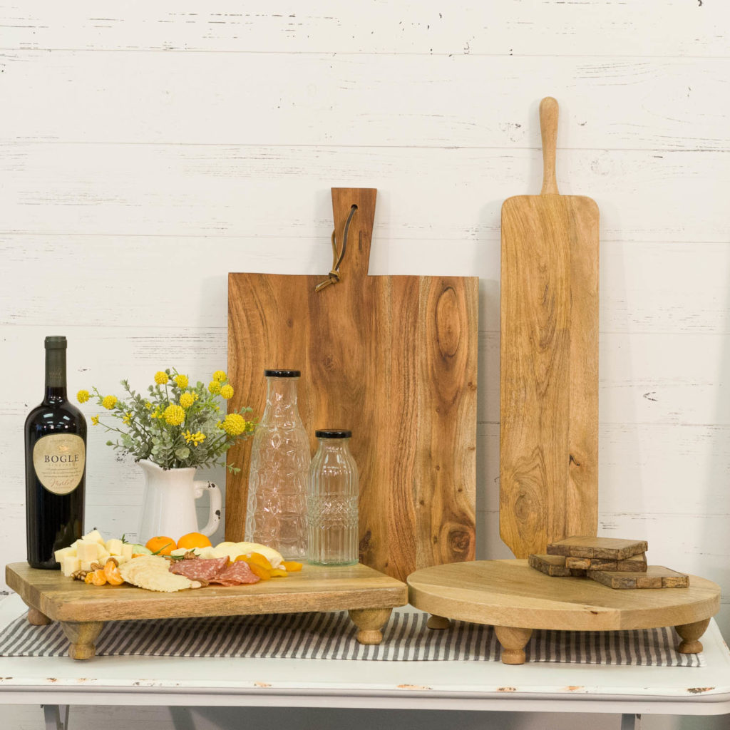 Farmhouse Oblong Footed Serving Board - Piper Classics
