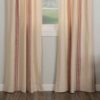 Market Place Red Grain Sack Stripe Panels – 84″ Set/2 - Piper Classics