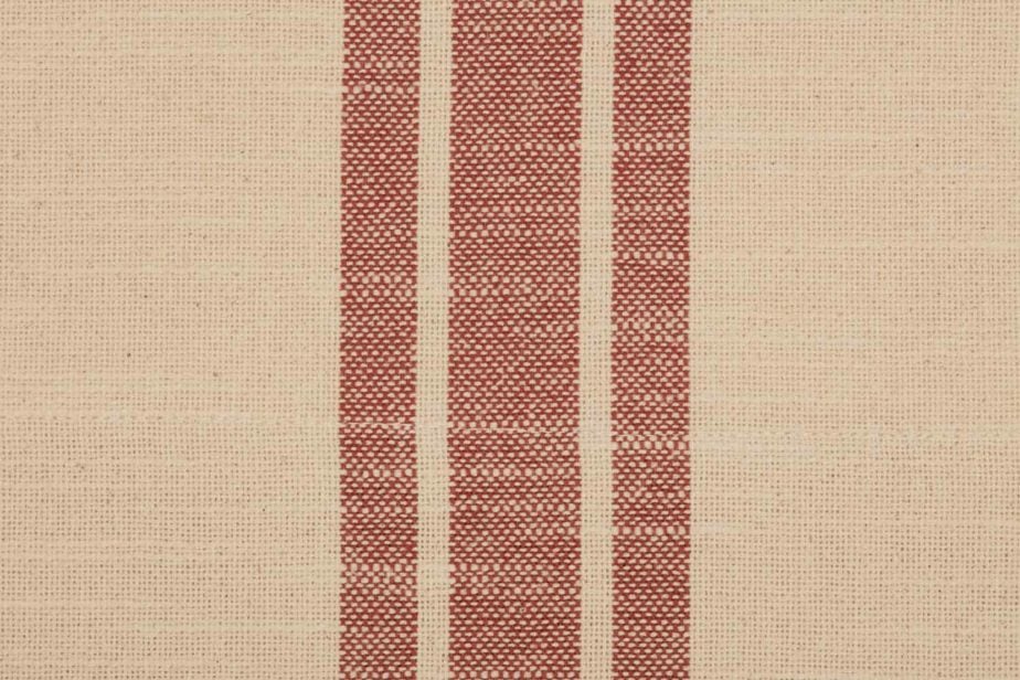 Market Place Red Grain Sack Stripe Panels – 84″ Set/2 - Piper Classics