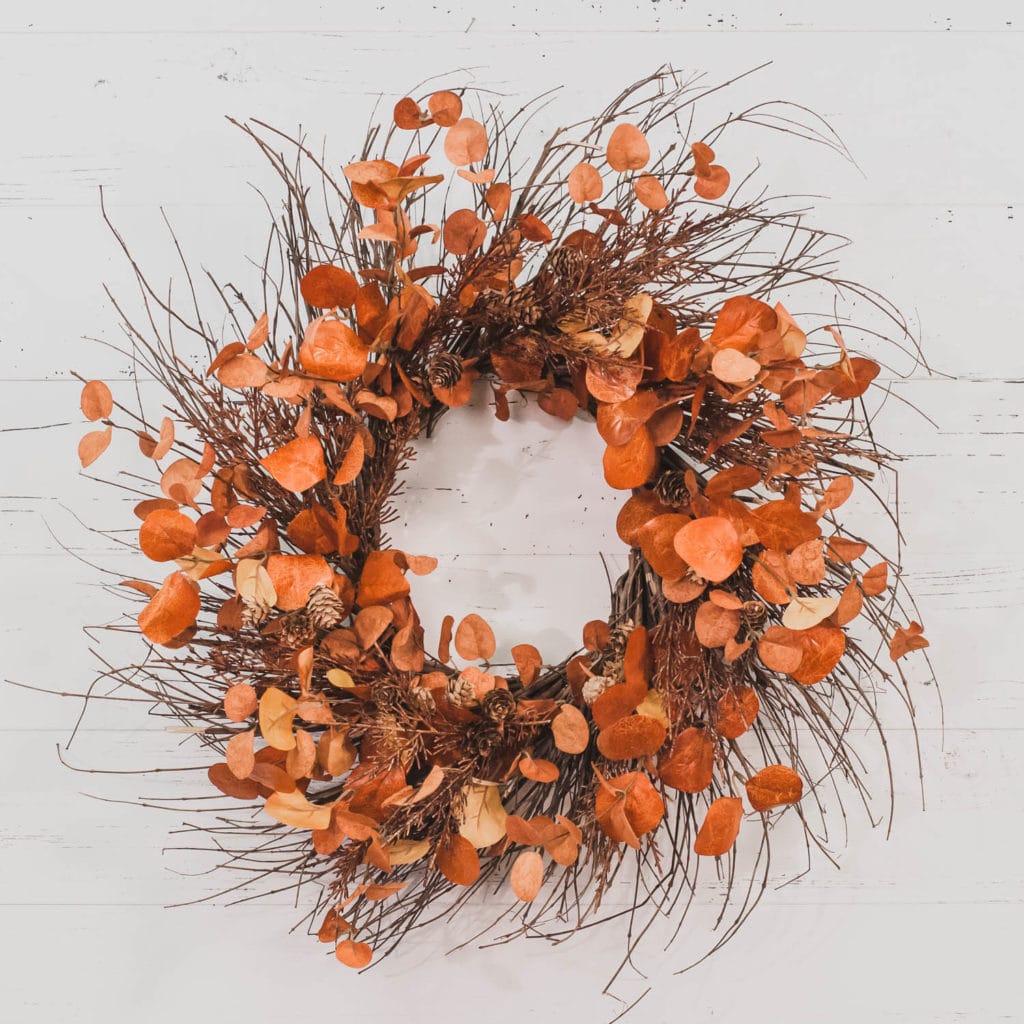 Penny Leaf Wreath - Rust - Piper Classics