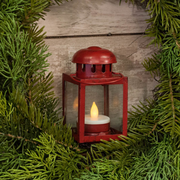 Red Mini Lantern Ornament - Piper Classics