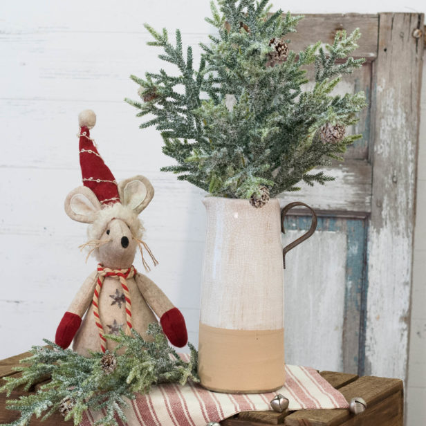 Snowy Juniper Stem w/ Mini Pinecones - Piper Classics