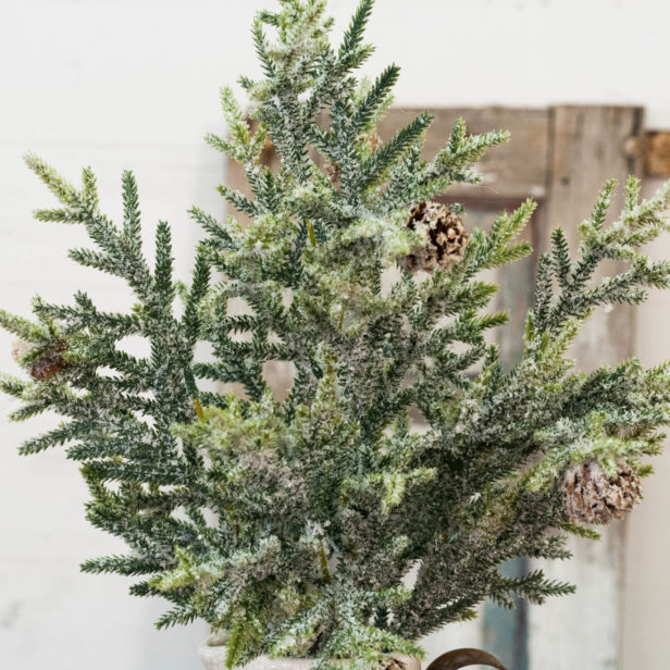 Snowy Juniper Stem w/ Mini Pinecones - Piper Classics