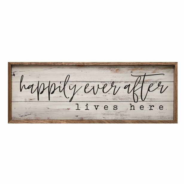 Happily Ever After Wooden Sign - Piper Classics