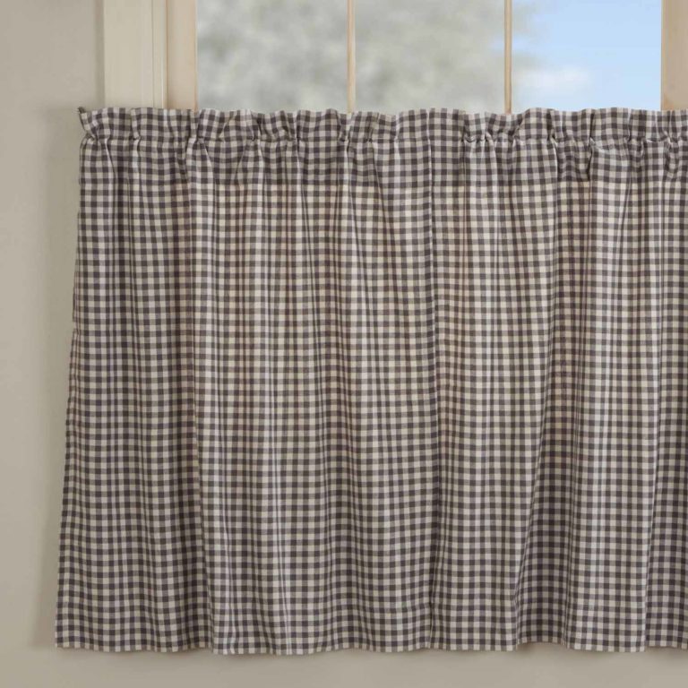 Gray Gables Check Tiers - 36" Set/2 - Piper Classics