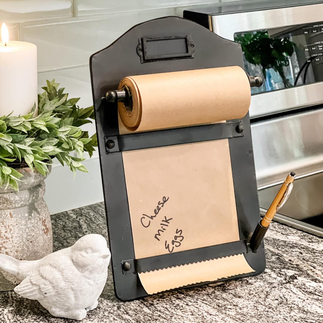 Tin Paper Note Stand w/ Roll - Piper Classics