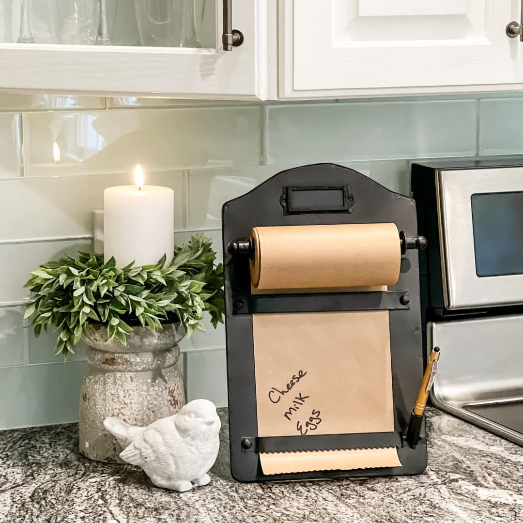 Tin Paper Note Stand w/ Roll - Piper Classics