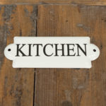 Tiny Tin Kitchen Sign - Piper Classics