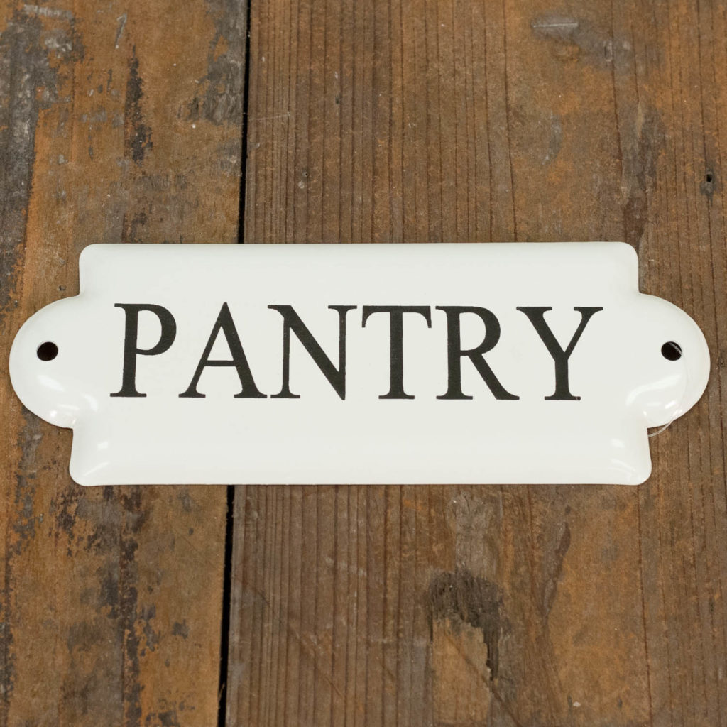 Tiny Tin Pantry Sign - Piper Classics