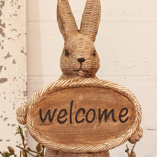 "Wicker" Welcoming Rabbit - Piper Classics