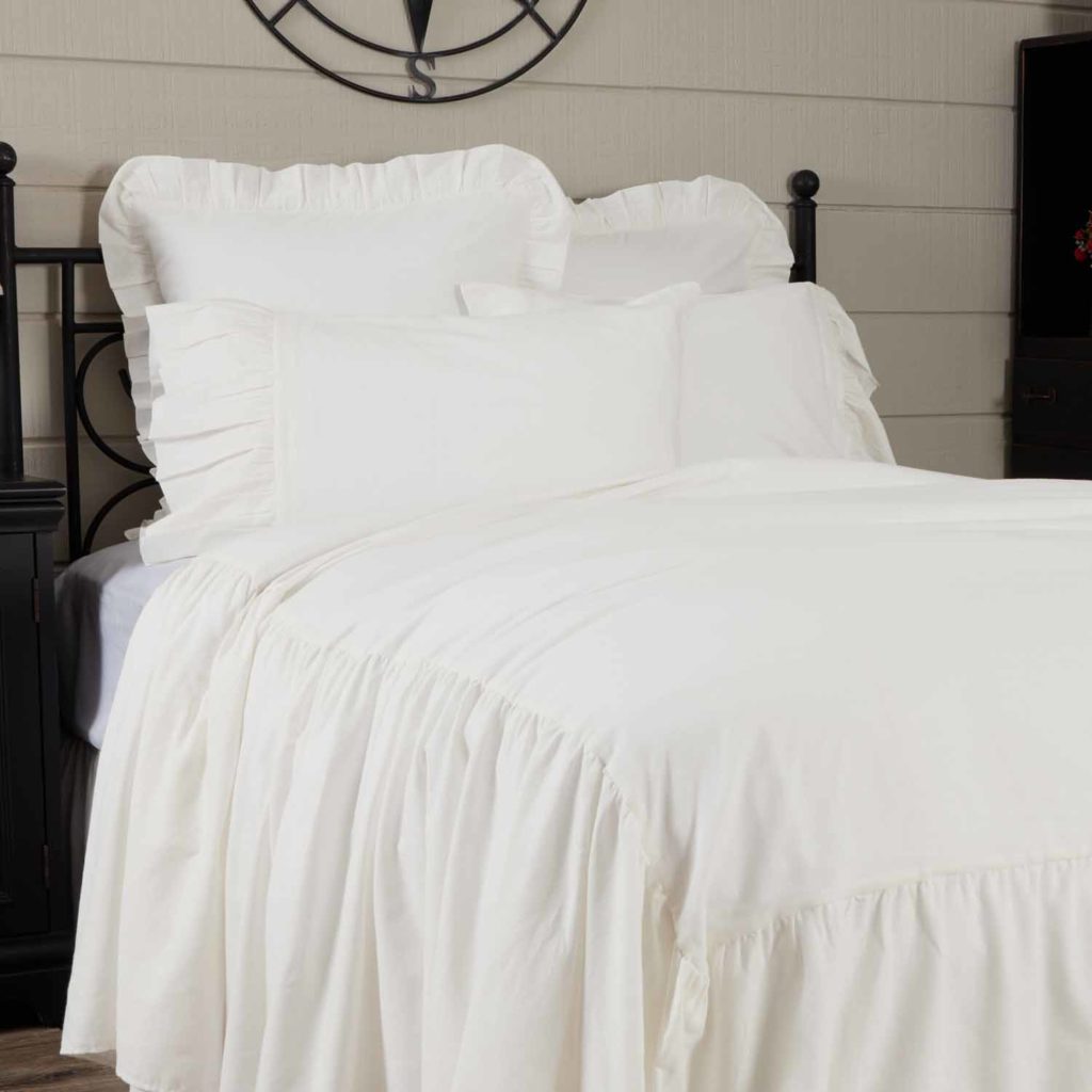 Elizabeth Ruffled Bedspread - Queen | Elizabeth Collection